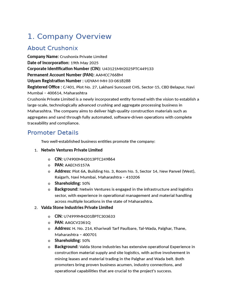 Complete Project Report | PDF | Construction Aggregate | Mining