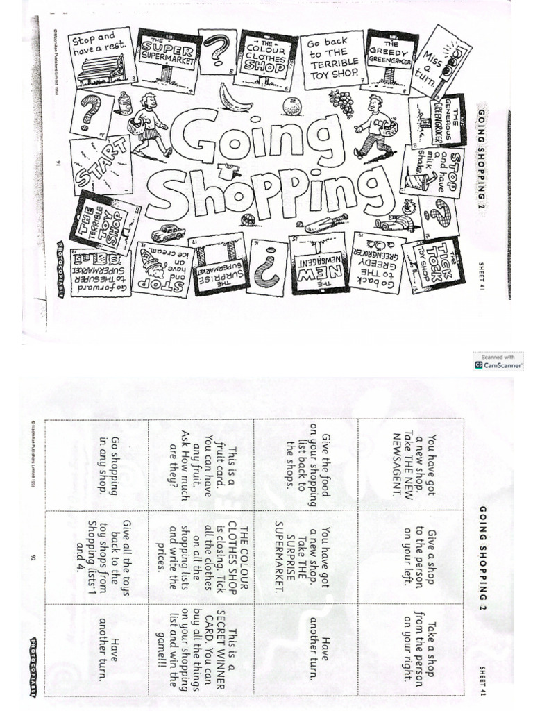 Board Game and Question Cards | PDF