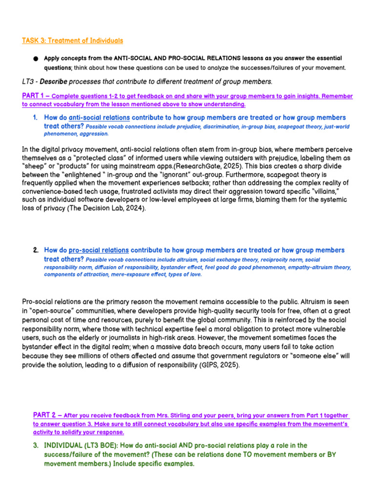 Copy of Task 3 Social Movements Project | PDF | Persuasion | Social ...