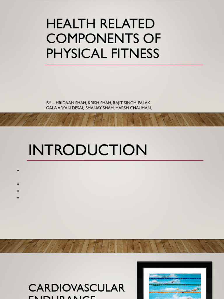 Health Related Components of Physical Fitness | PDF