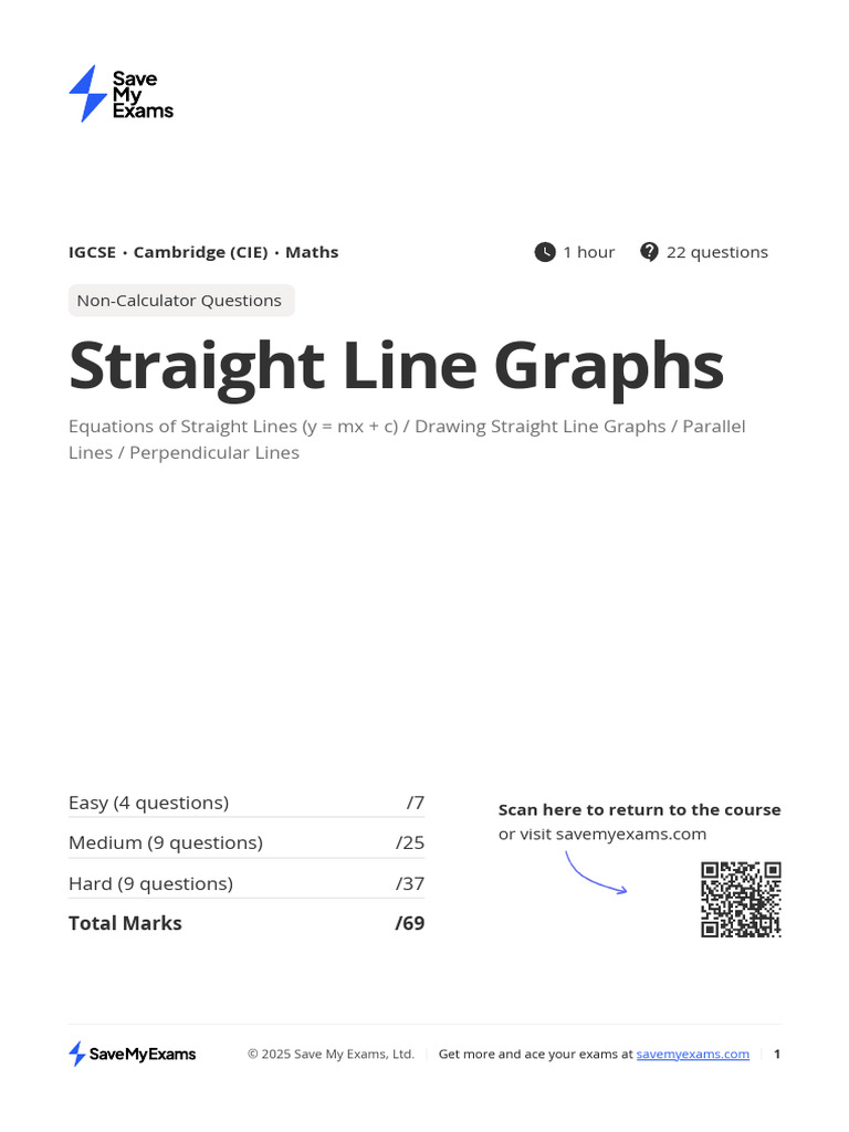 Straight Line Graphs WSnW3DtfDD4rdqQ5 | PDF | Line (Geometry ...