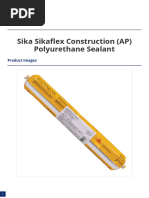 Sikaflex 2C Sealant Application Guide | PDF | Adhesion | Concrete