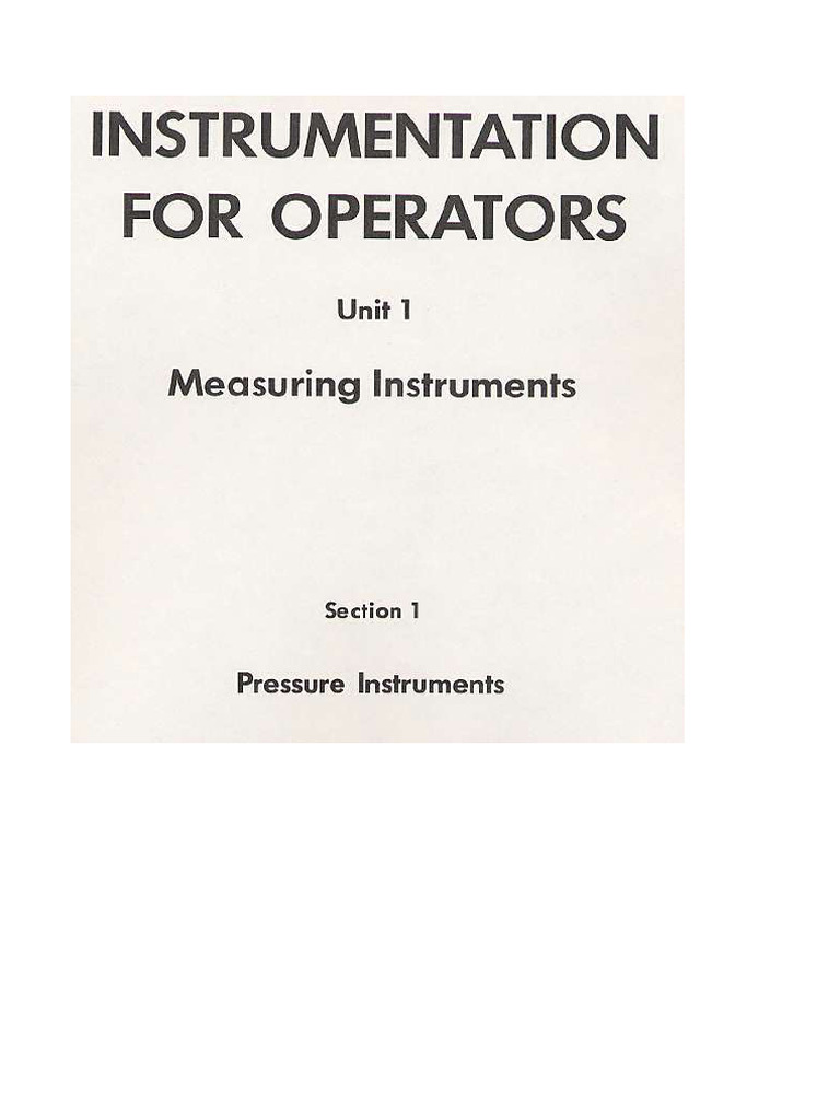 Pressure, Unit 1 | PDF