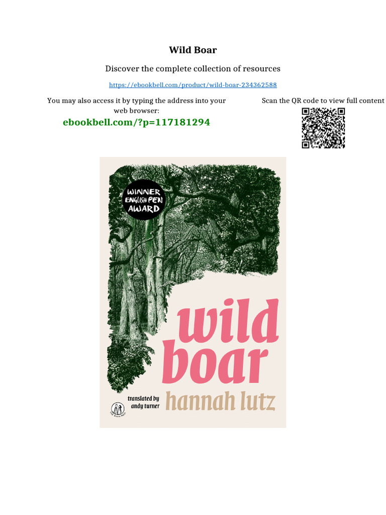 Wild Boar Full Chapters Included | PDF | Guitars | String Instruments