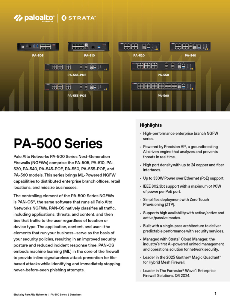 Pa 500 Series En | PDF | Transport Layer Security | I Pv6