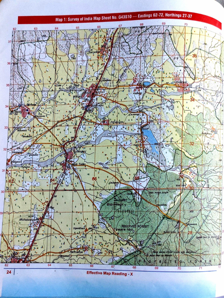 Topo Sheet Practice | PDF