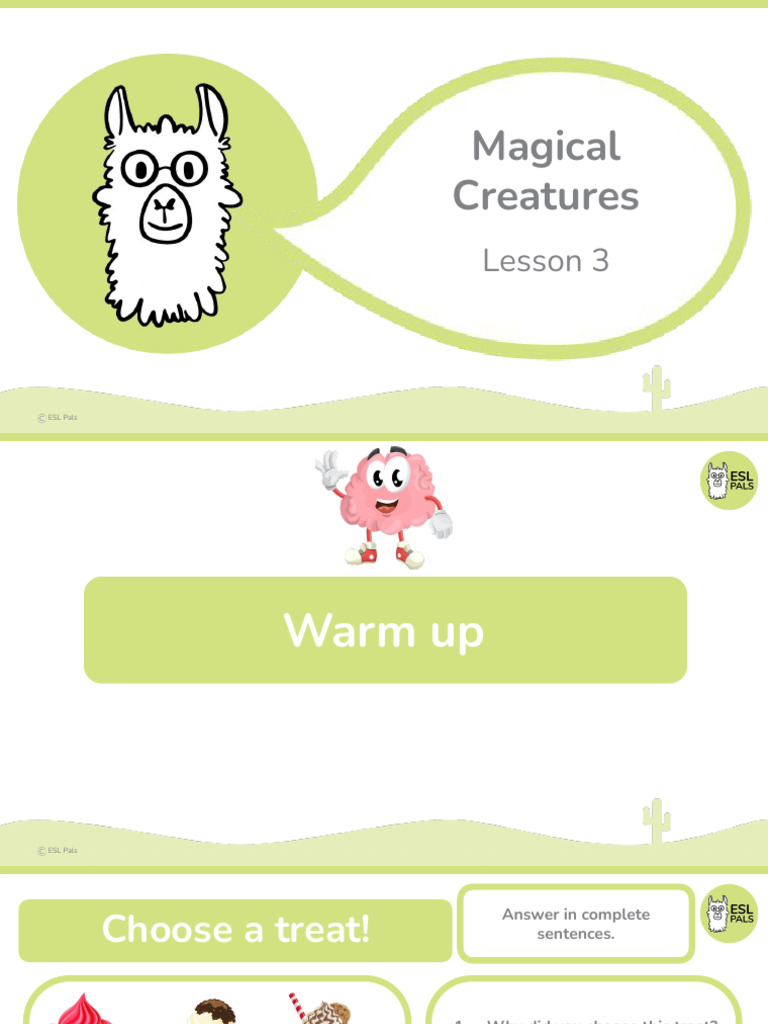Magical Creatures (2_3) | PDF | Clause | Verb