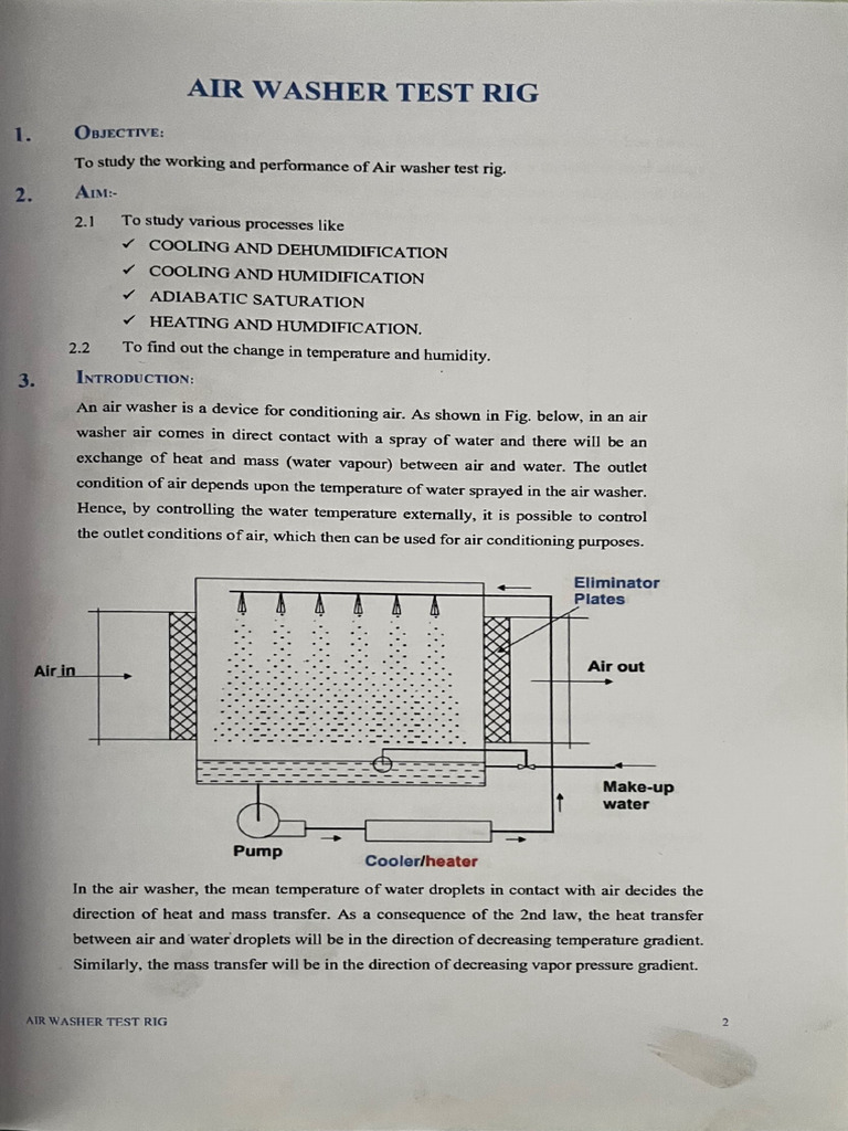 RAC Exp | PDF | Air Conditioning | Transport Phenomena