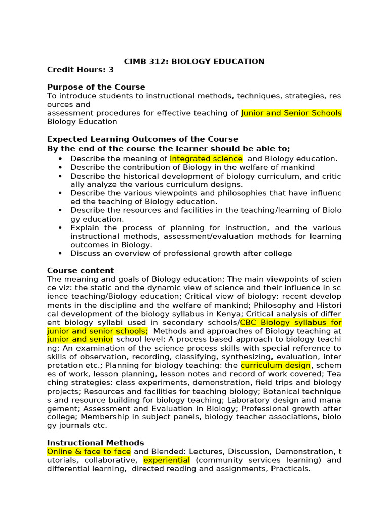 Introduction Biology Education | PDF | Scientific Method | Science