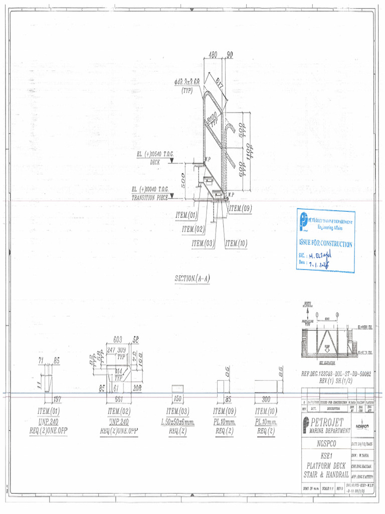 Cutting Sheet for Deck Dwg - Ptj - Kse1 - Wsd-d-13 | PDF