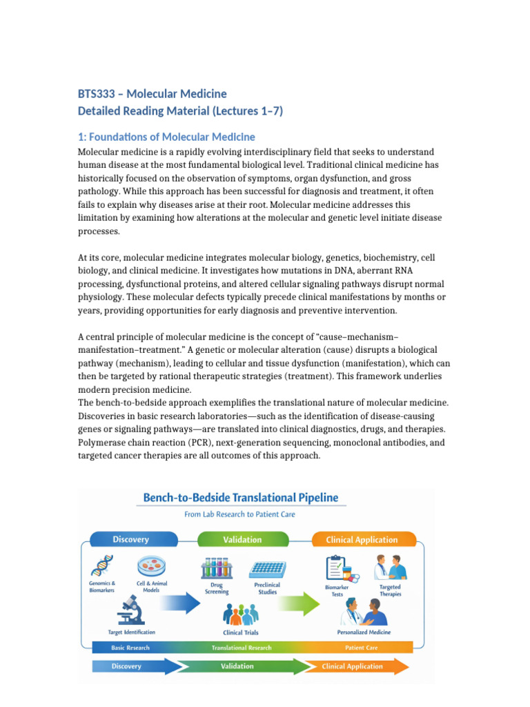 BTS333 Unit 1 Reading Material | PDF | Gene | Rna