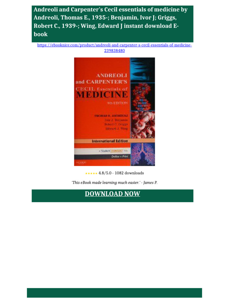 Andreoli and Carpenter's Cecil essentials of medicine by Andreoli ...