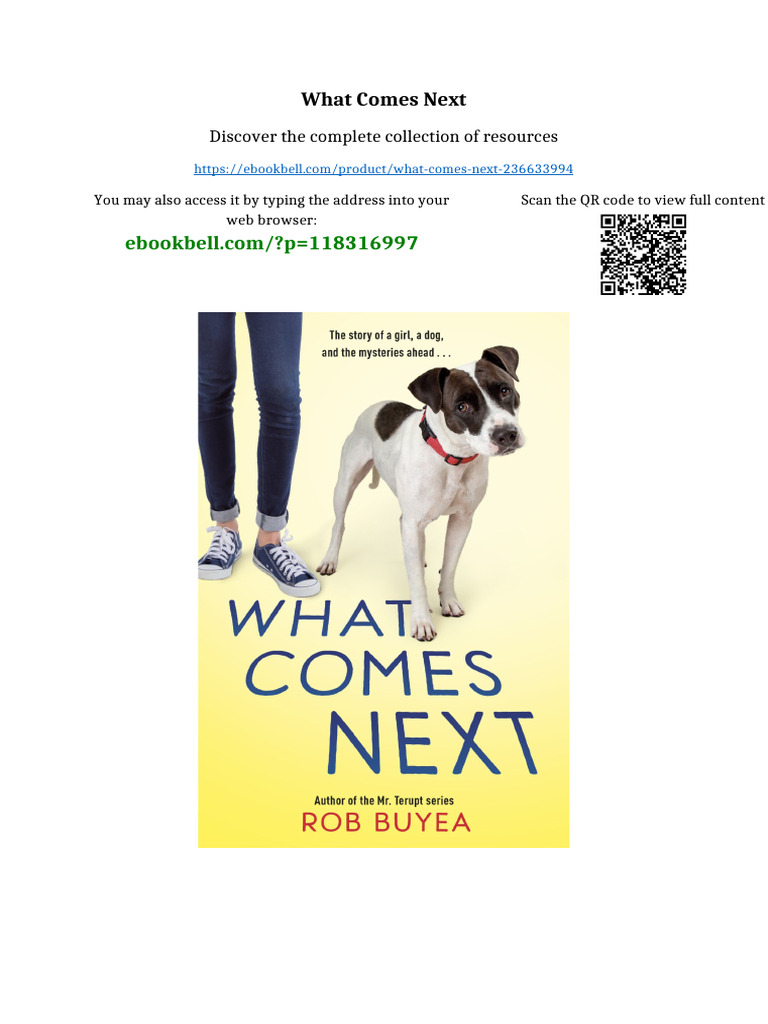 What Comes Next Newest Edition 2025 | PDF | Intellectual Property ...