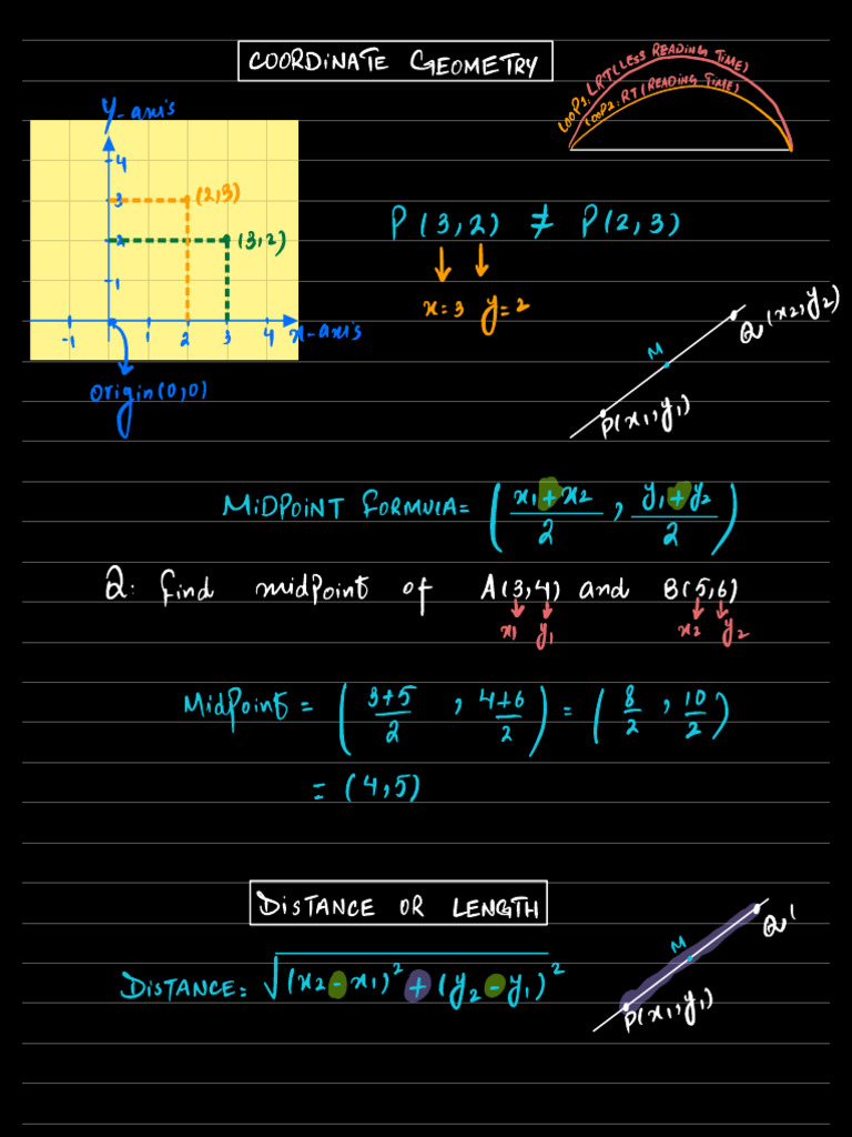 Coordinate Geometry Sat 01 | PDF | Circle | Geometry