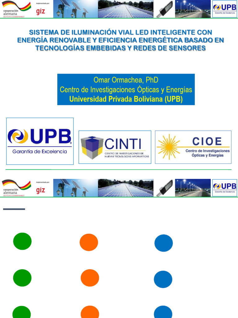 Expositor Omar Ormachea Jornada LED | PDF | Ligero | Encendiendo