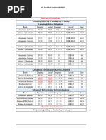 CAA Flight Schedule 2025 | PDF | Transport | Aerospace Engineering