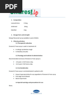 Sinecod Syrup: Usage and Safety Guide | PDF | Cough | Pregnancy