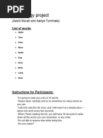 Murdock's Serial Position Curve Study Overview | PDF | Long Term Memory ...