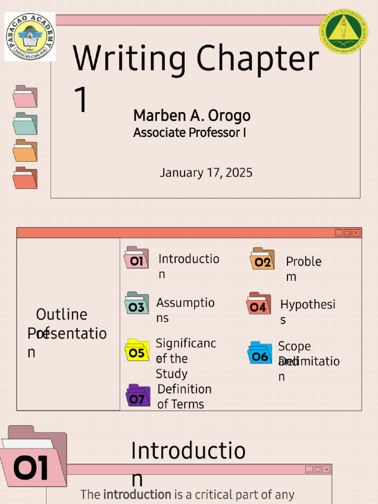 Writing Chapter 1 | PDF