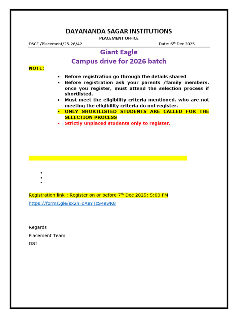 Giant Eagle MCA Note | PDF