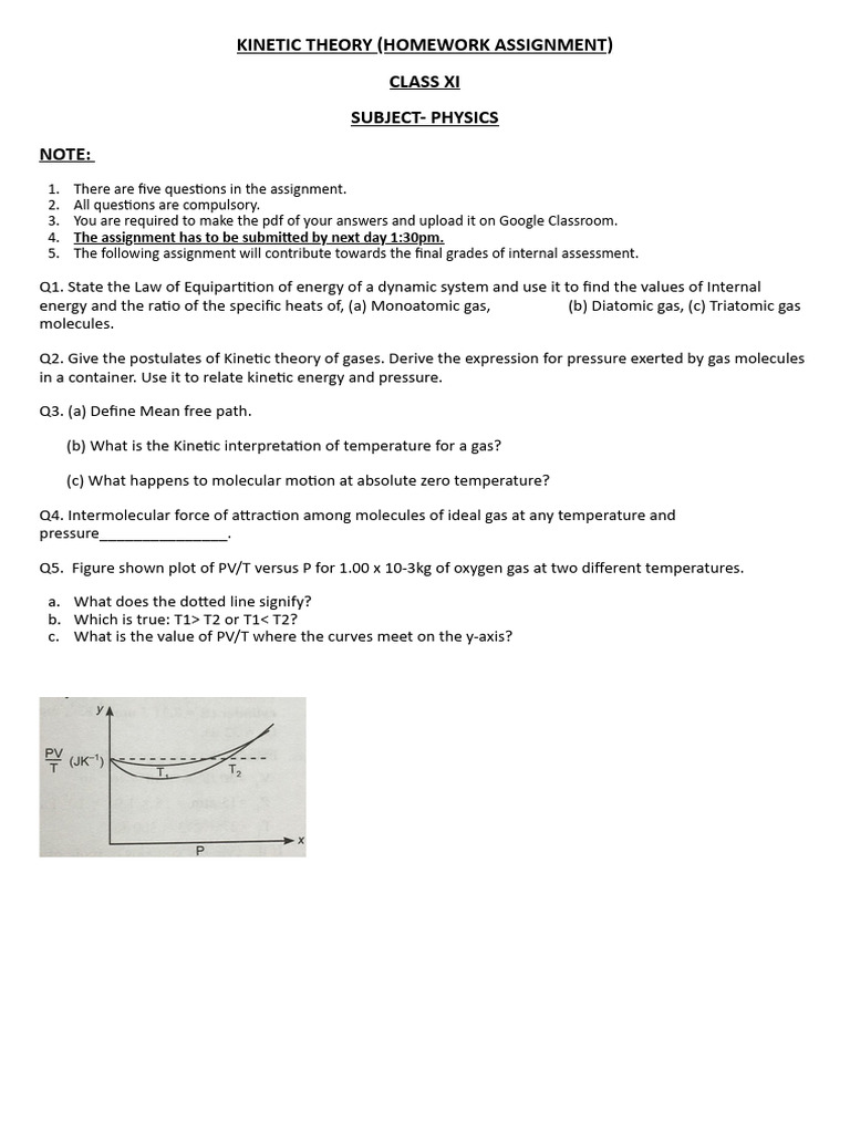 Kinetic Theory - Class Xi - Docx - 20260208 - 185532 - 0000 | PDF