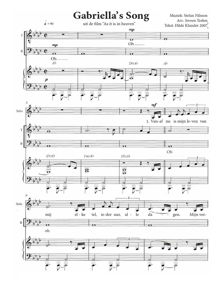 Gabriellas-Song_Nederlands-1 | PDF