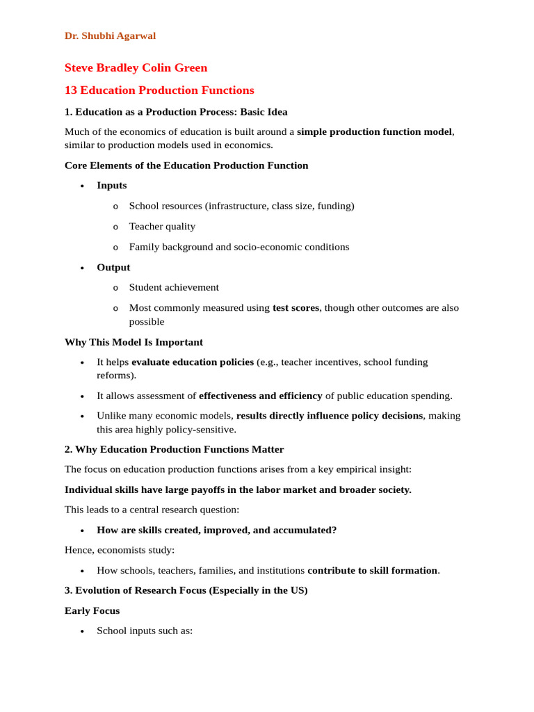 UNIT 1 Chapter 13 Steve Bradley Colin Green | PDF | Human Capital ...