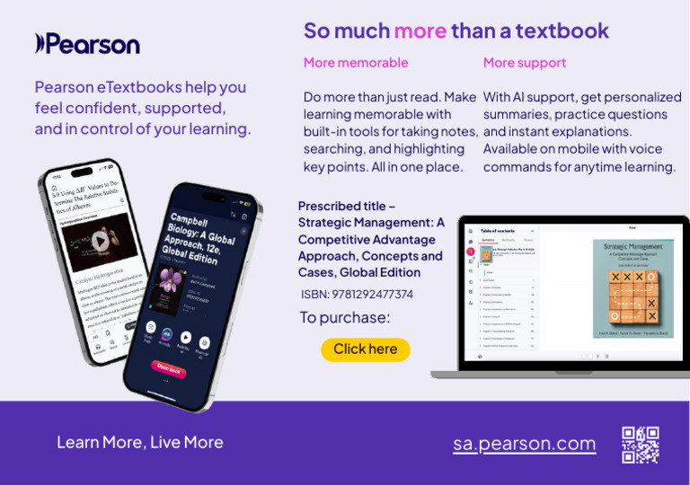 Pearson Etextbooks Help You Feel Confident, Supported, and in Control ...