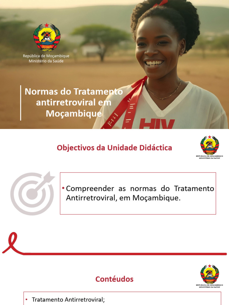 UD3. Normas Do TARV em Moçambique - 2025VF | PDF | Gestão do HIV/Aids ...