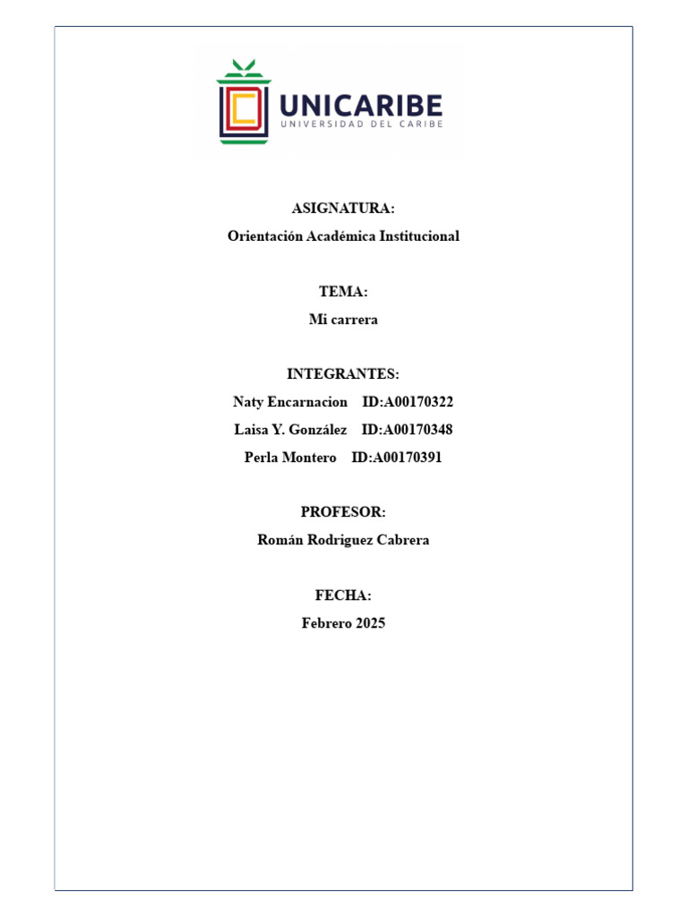 Encarnacion Naty, Gonzalez Laisa, Montero Perla, Trabajo Final | PDF ...