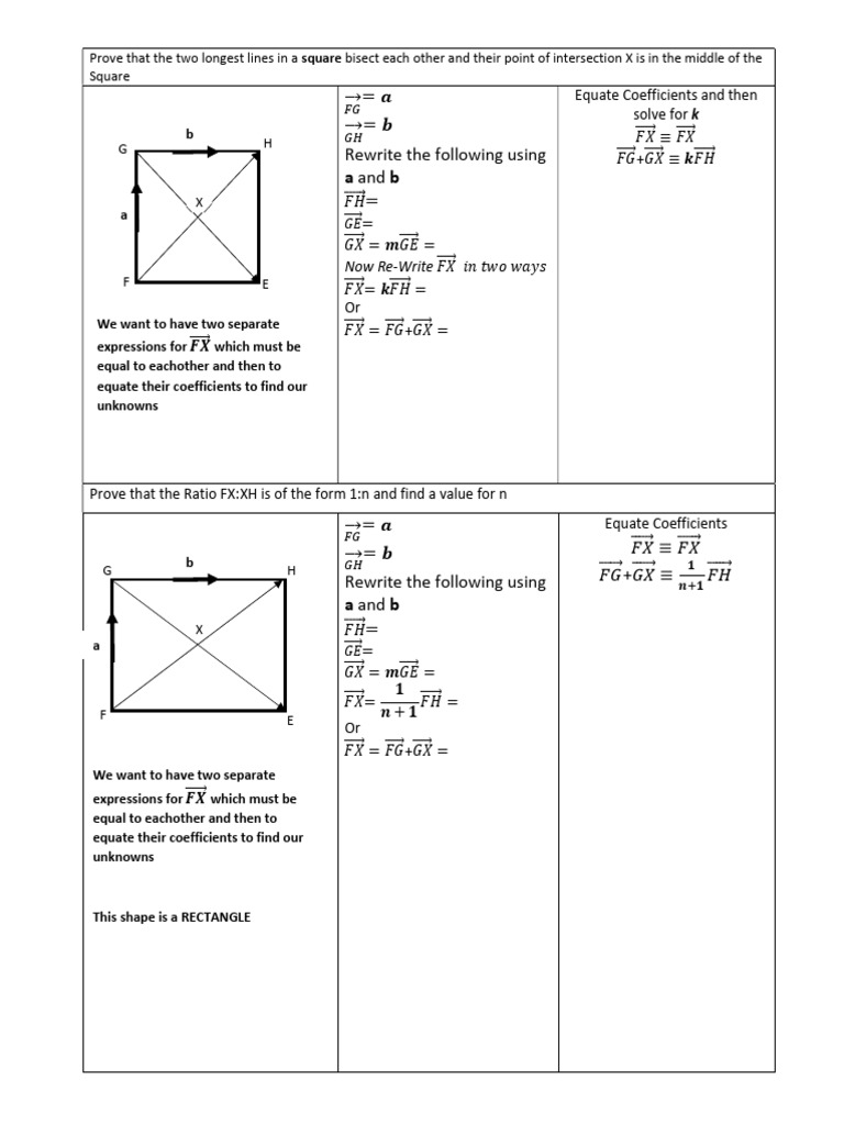 Vector Geometry Scaffolded 1 | PDF | Mathematical Analysis | Elementary ...