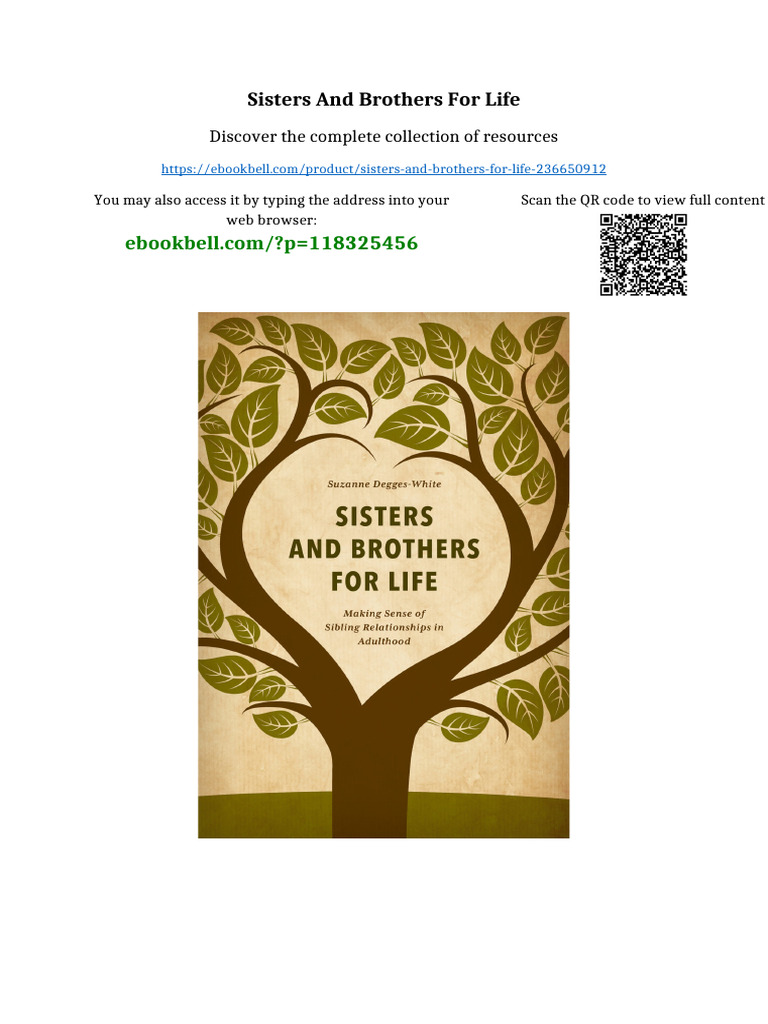 Sisters and Brothers For Life Available Any Format | PDF | Intellectual ...