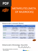 Barrovian Metamorphic Zones Explained | PDF | Geology | Petrology