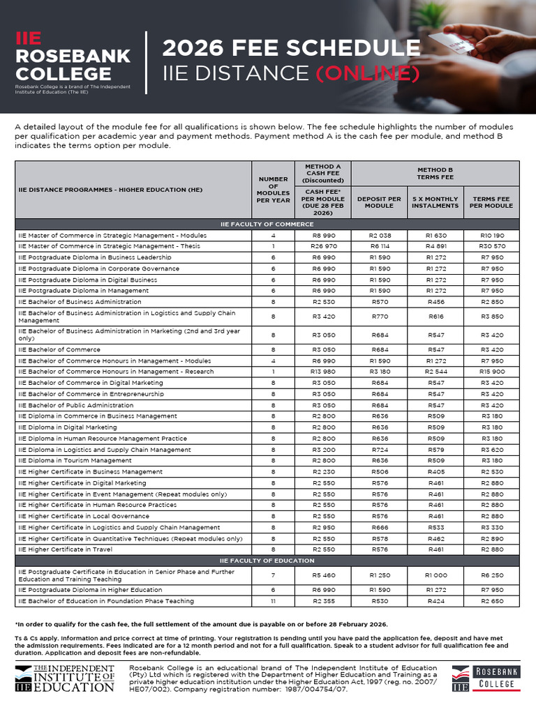 2026 Distance Fee Schedule Final Ver 4 | PDF | Payments | Debit Card