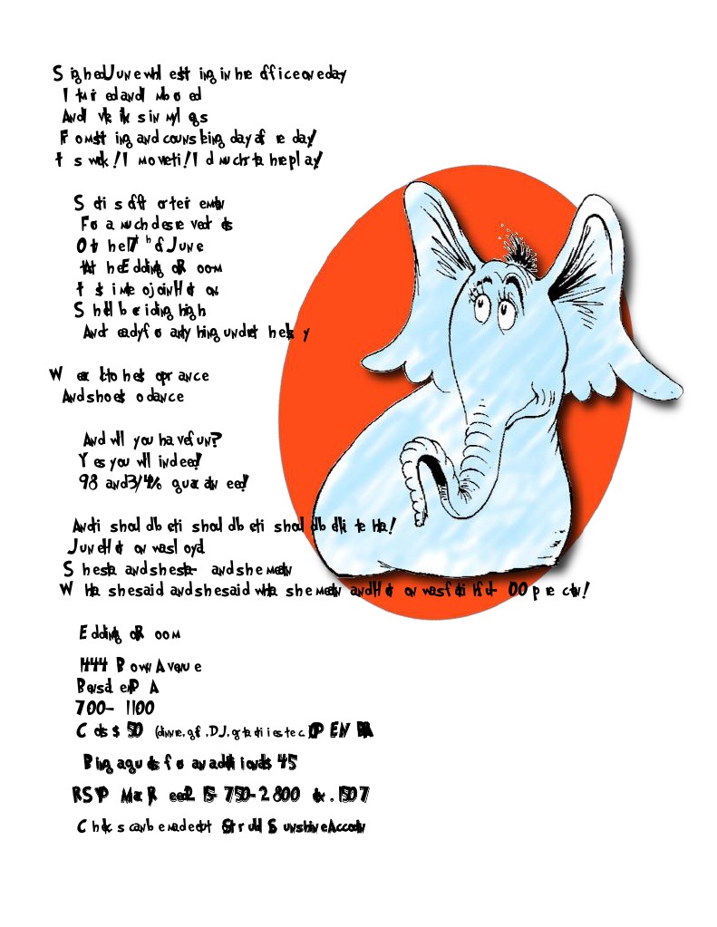 Horton With Text | PDF