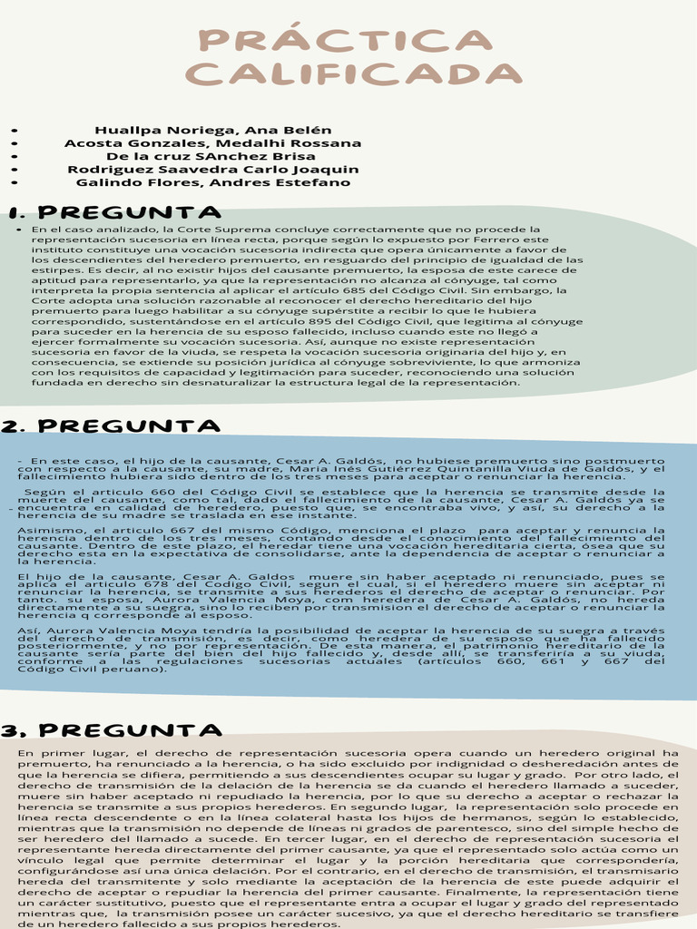 Sem - 11 - Practica Calificada de Familia | PDF | Herencia | Justicia