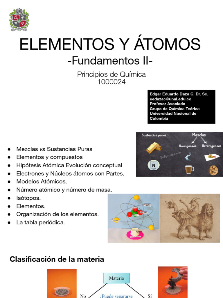 1.2 - Elementos y Átomos | PDF | Neutrón | Átomos