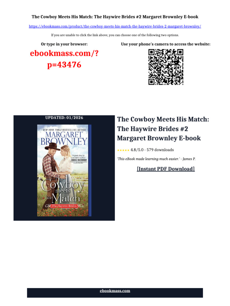 The Cowboy Meets His Match: The Haywire Brides #2 Margaret Brownley ...