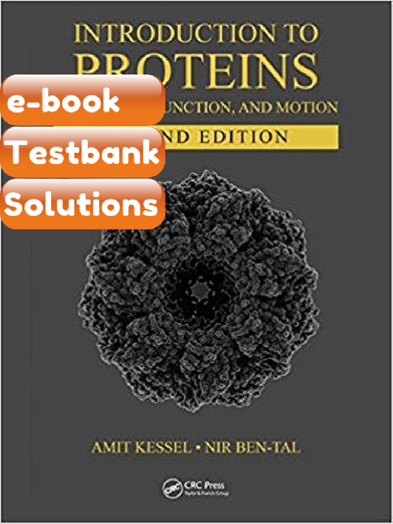 Introduction to Proteins Structure Function and Motion 2nd Kessel ...