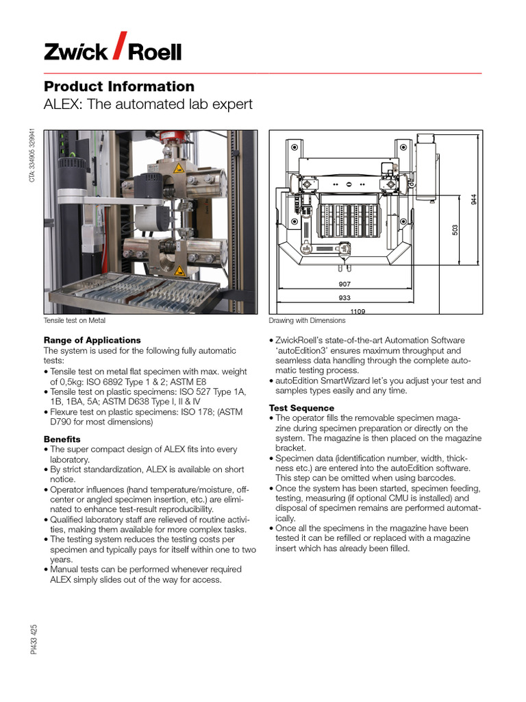 02 433 ALEX Automated Lab Expert PI En | PDF | Applied And ...