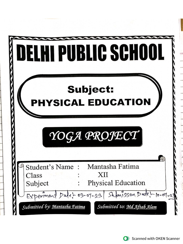 Physical Education Project | PDF