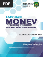 Pedoman Aplikasi e-Monev 2024 | PDF