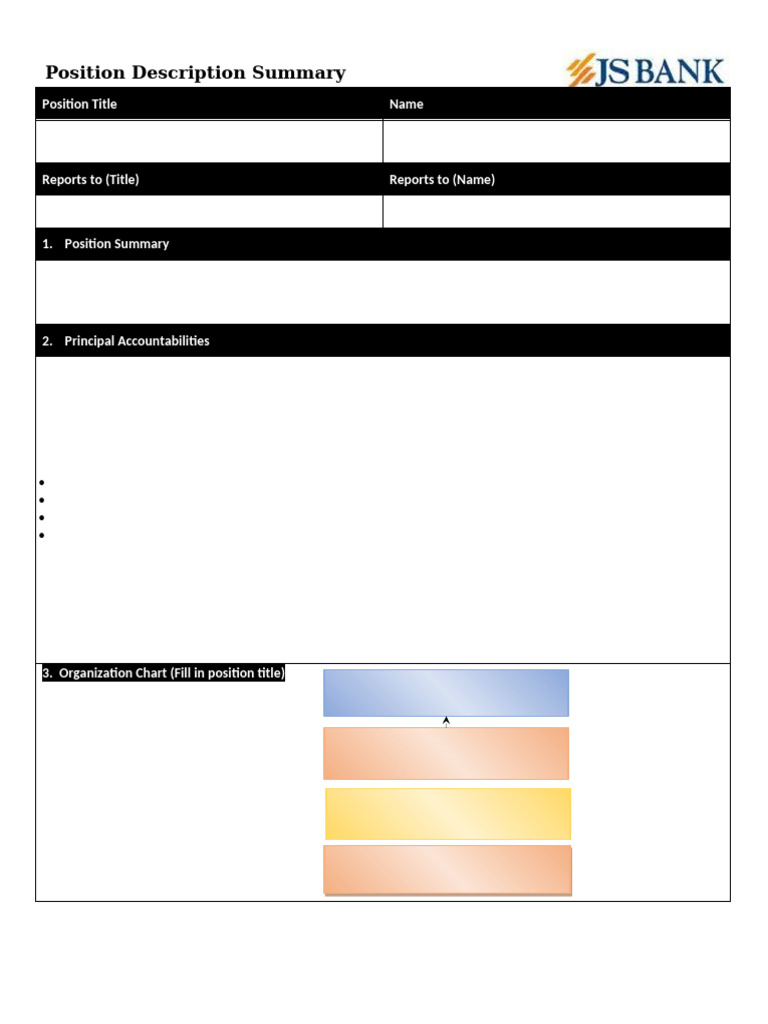 Standard JD - Sample | PDF
