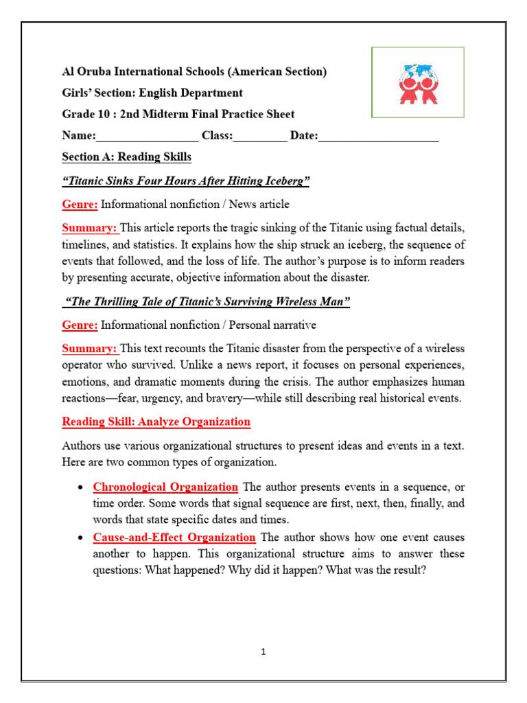 GR 10 2nd Midterm Final Practice Sheet | PDF | Julius Caesar