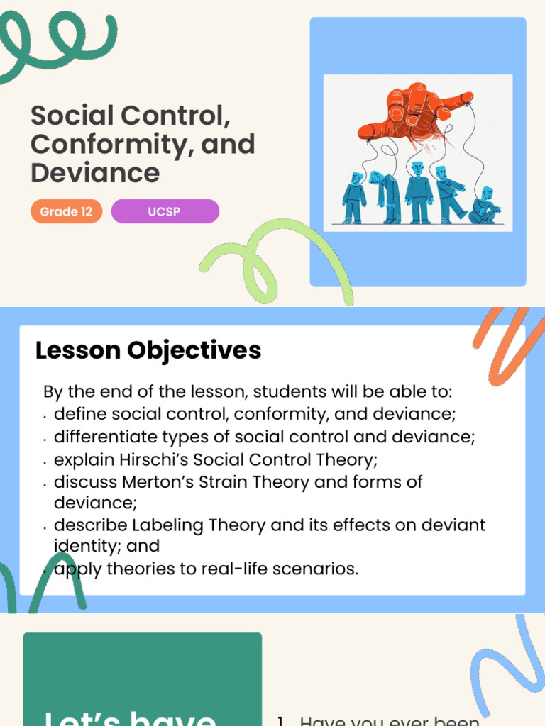 Conformity and Deviance | PDF | Deviance (Sociology) | Psychology