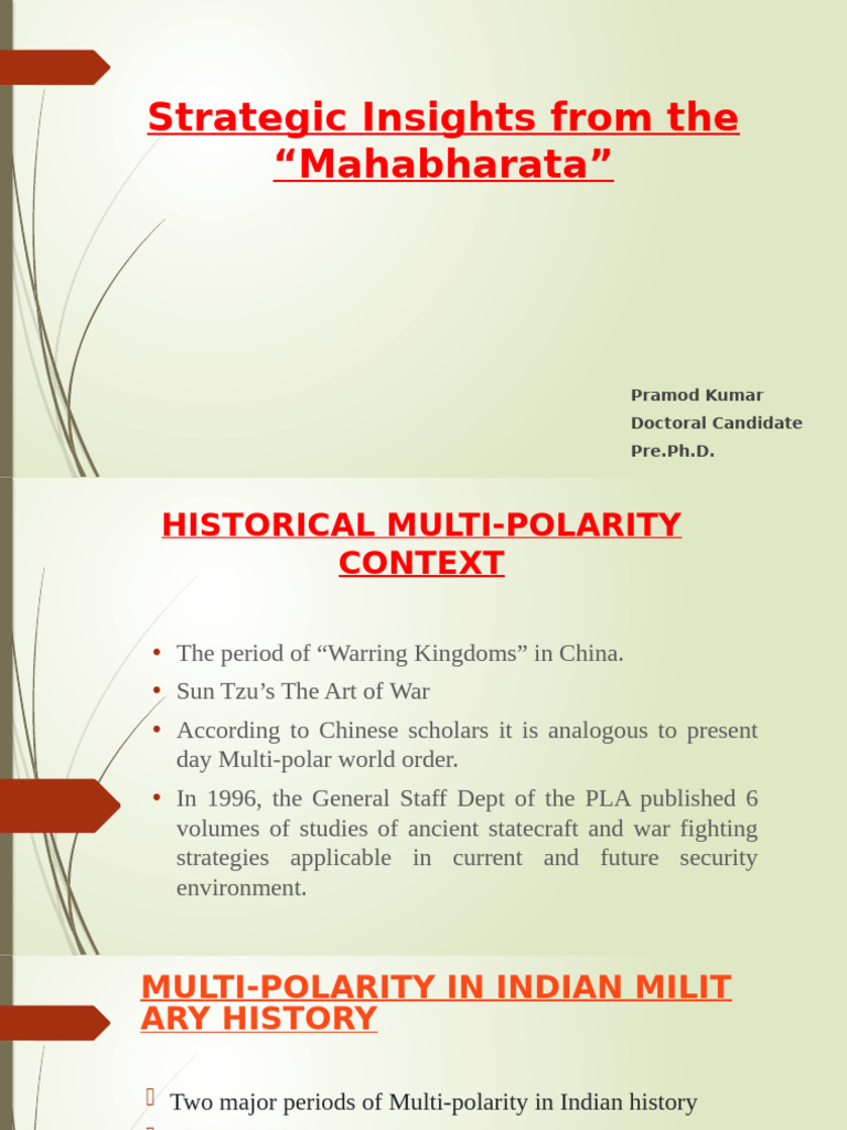 Historical Multi-Polarity Context | PDF