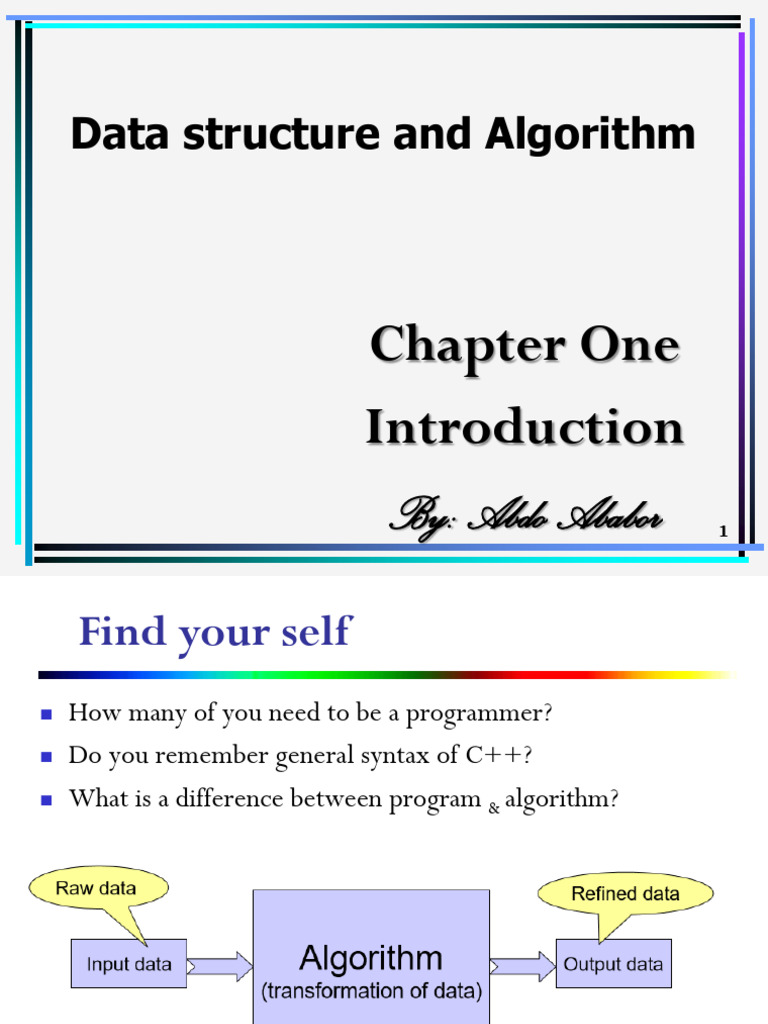 Ch1 Introduction To DSA | PDF