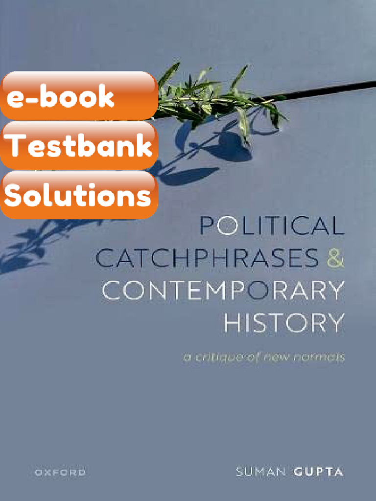 Ebook & Testbank Political Catchphrases and Contemporary History ...