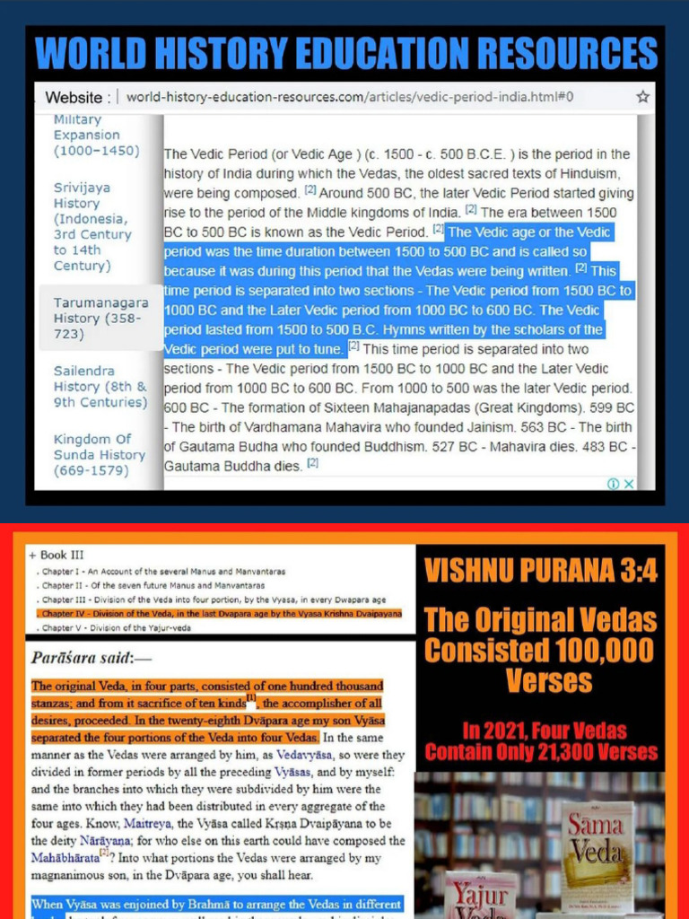 79- Vedas Are Lost (1) | PDF