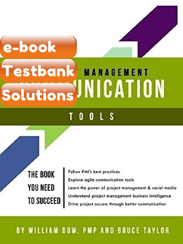 Testbank - Project Management Communication Tools by William Dow | PDF ...
